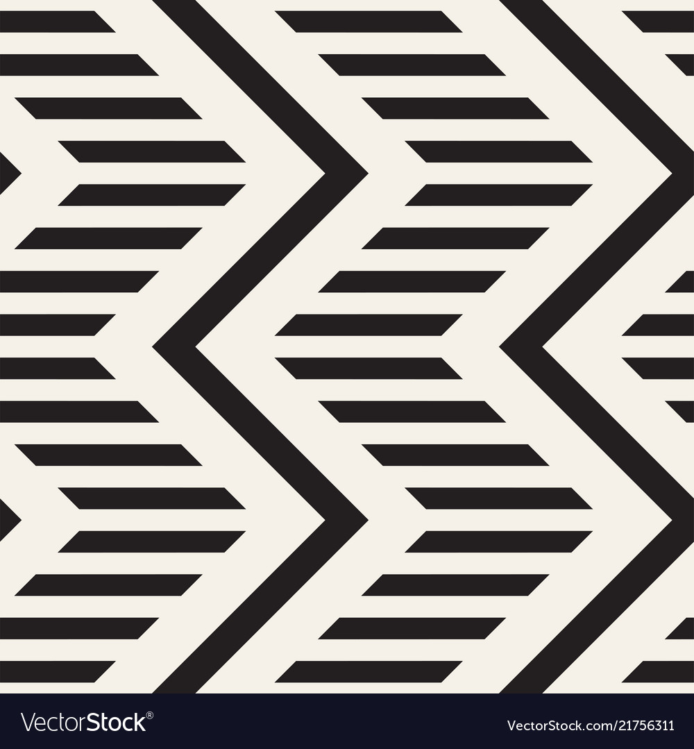 Seamless zigzag line pattern abstract stylish Vector Image