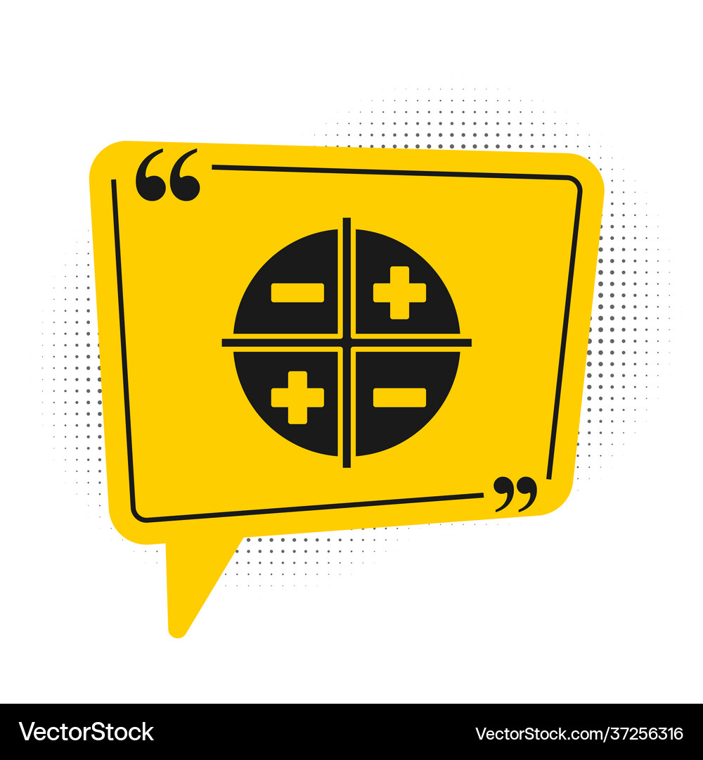 Black xyz coordinate system icon isolated on white