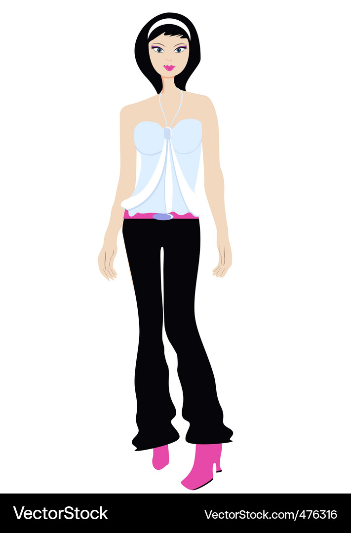 Fashion women Royalty Free Vector Image - VectorStock