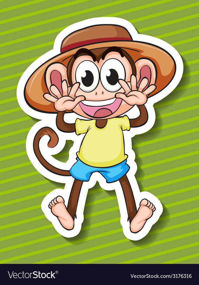 Monkey Royalty Free Vector Image - VectorStock