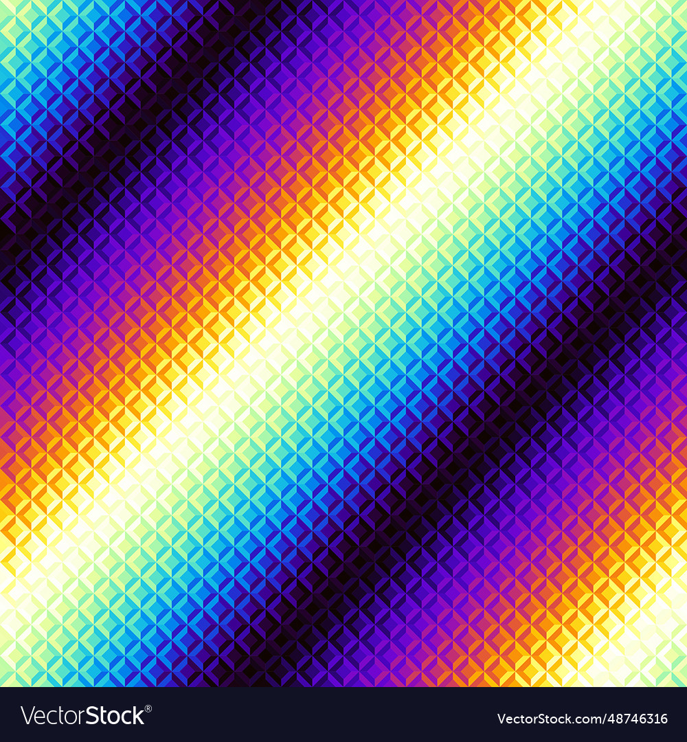 Textured multicolor seamless diagonal gradient Vector Image