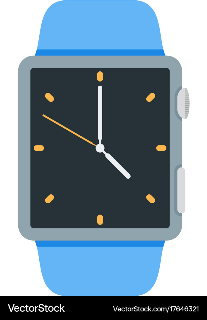 Analog clock Royalty Free Vector Image - VectorStock