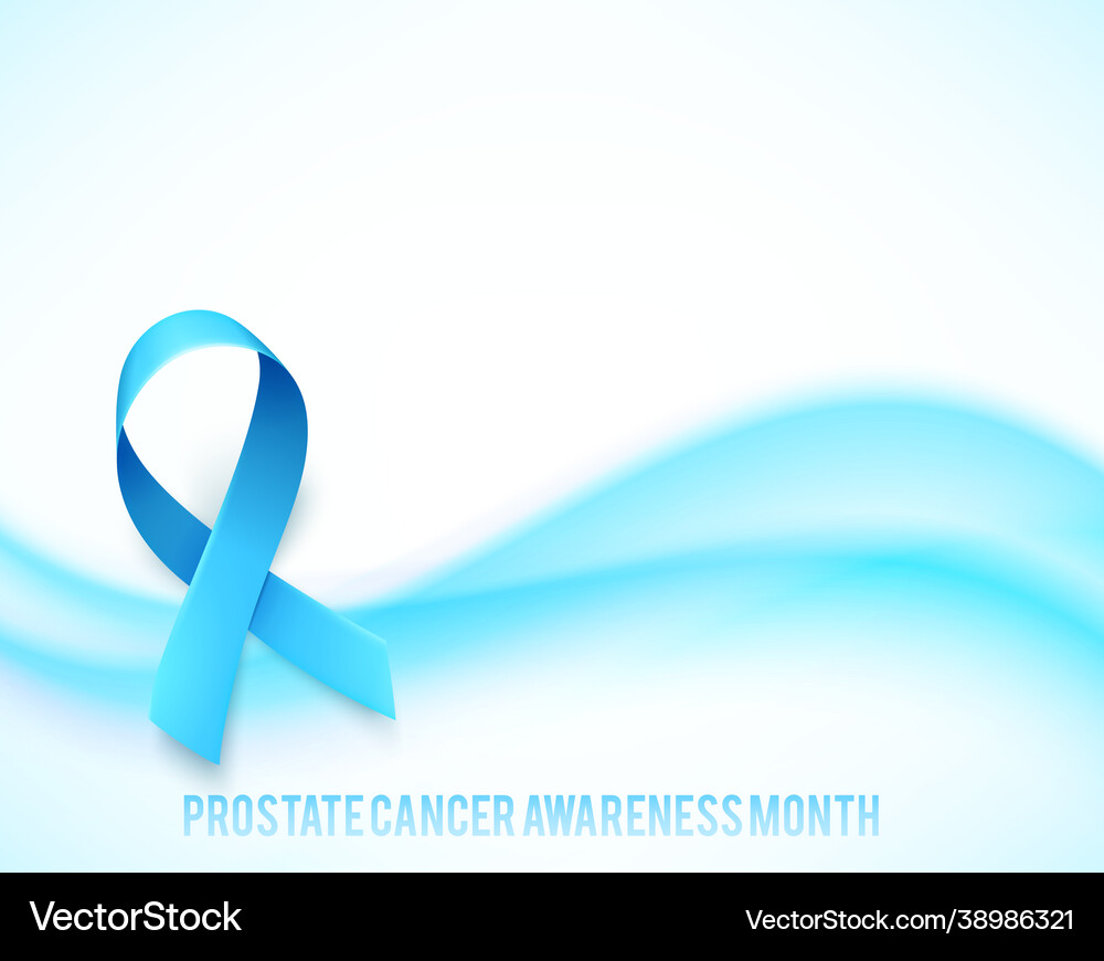 Banner for prostate cancer awareness month Vector Image