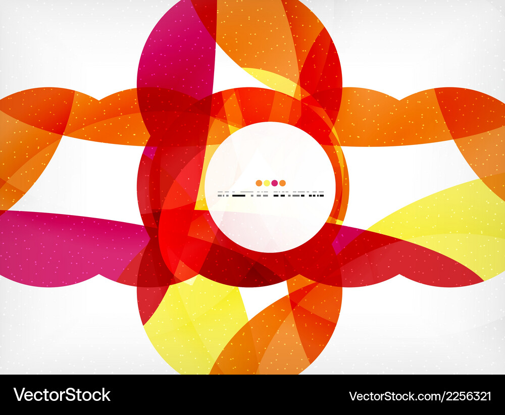 Big geometric shapes corporate business template Vector Image