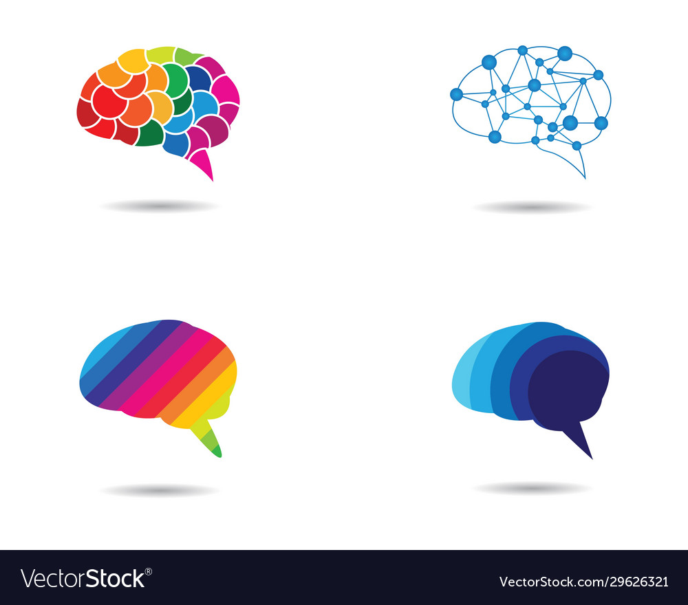 Brain symbol icon Royalty Free Vector Image - VectorStock