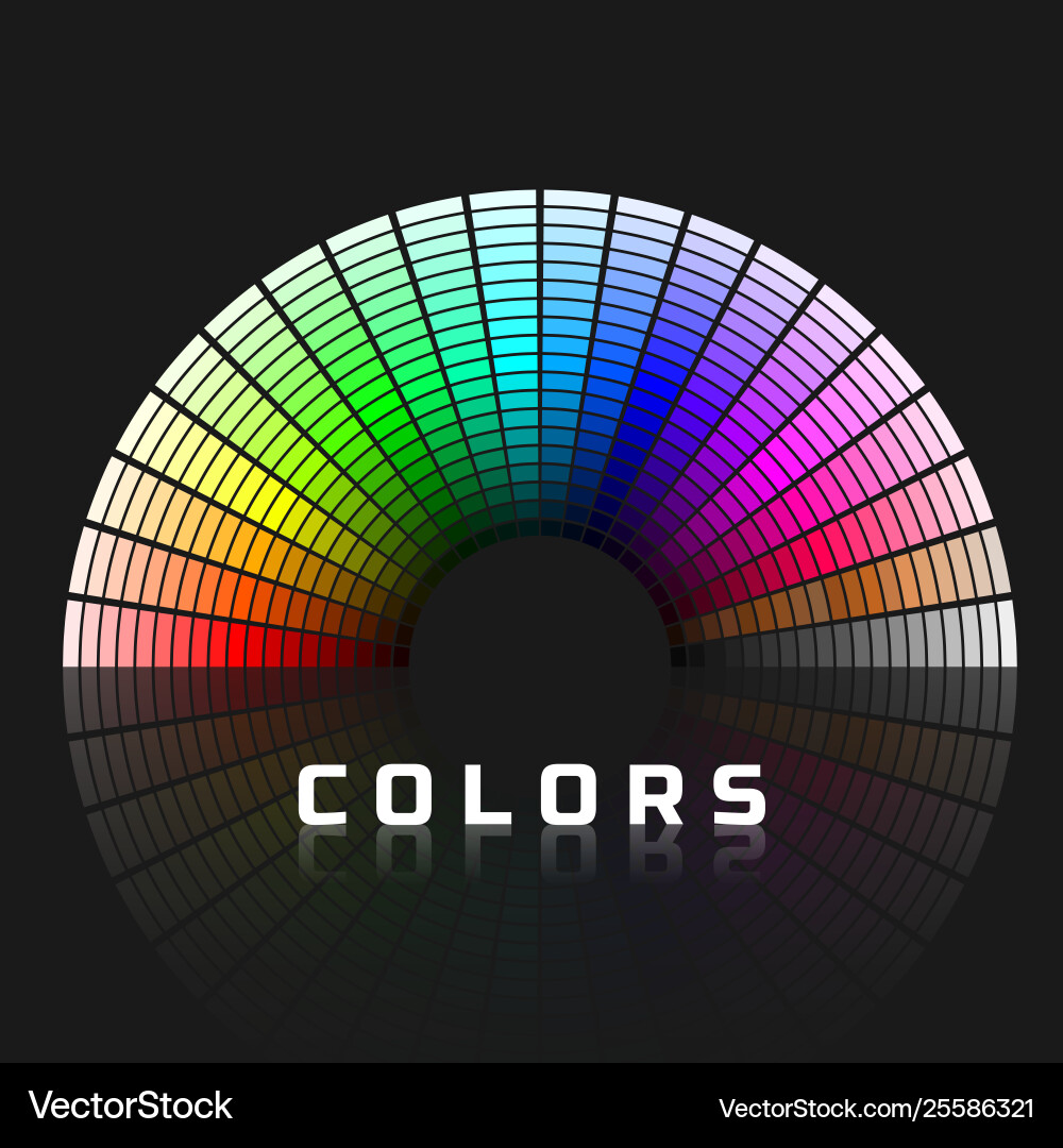 Discrete set color shades with brown and gray Vector Image
