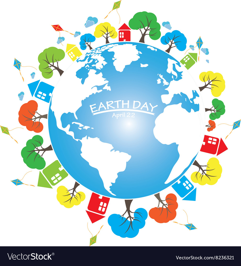 Earth day Royalty Free Vector Image - VectorStock