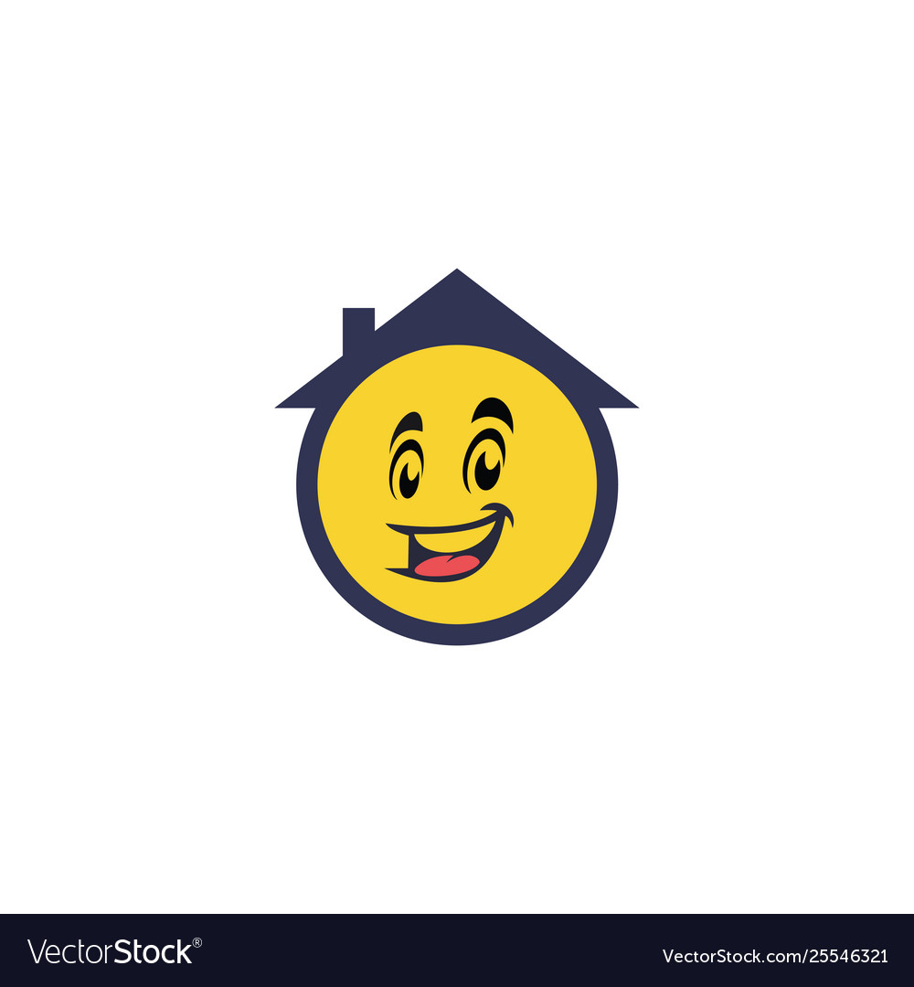 Emoticons logo template Royalty Free Vector Image