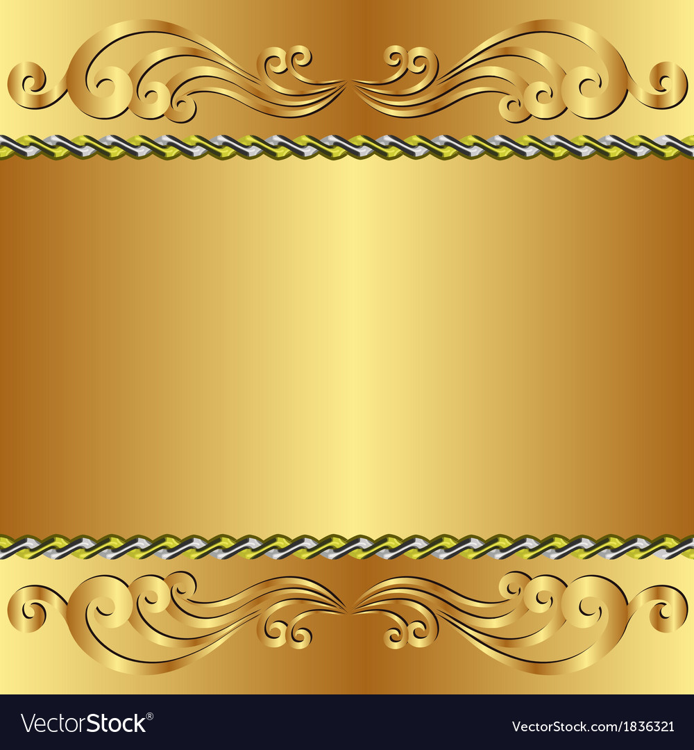Golden background Royalty Free Vector Image - VectorStock