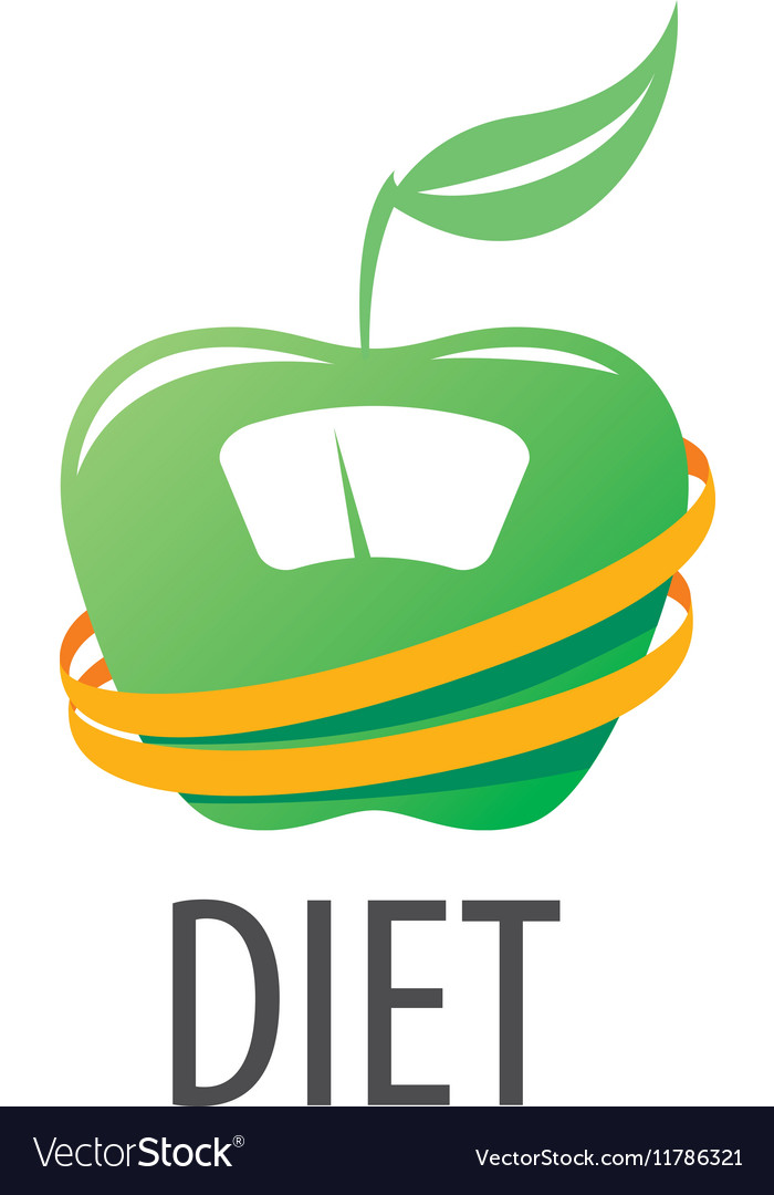 Logo for diet Royalty Free Vector Image - VectorStock