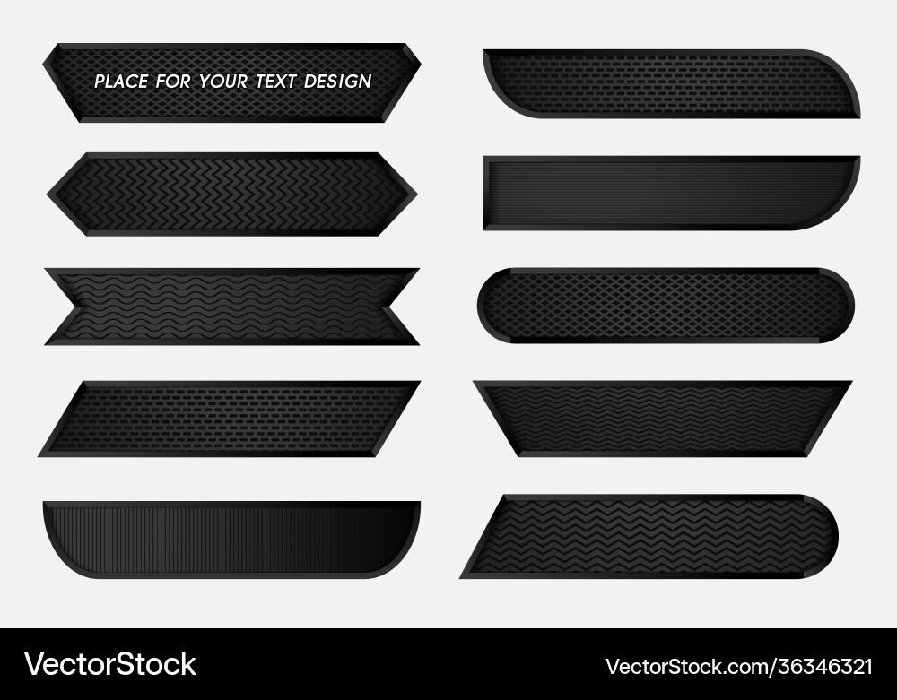 Video headline title or television news bar Vector Image