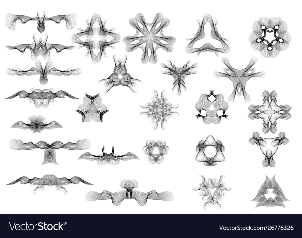Set design elements Royalty Free Vector Image - VectorStock