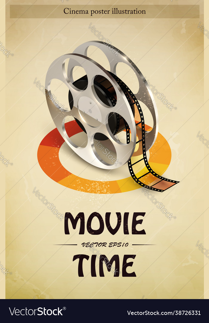 Cinema poster Royalty Free Vector Image - VectorStock