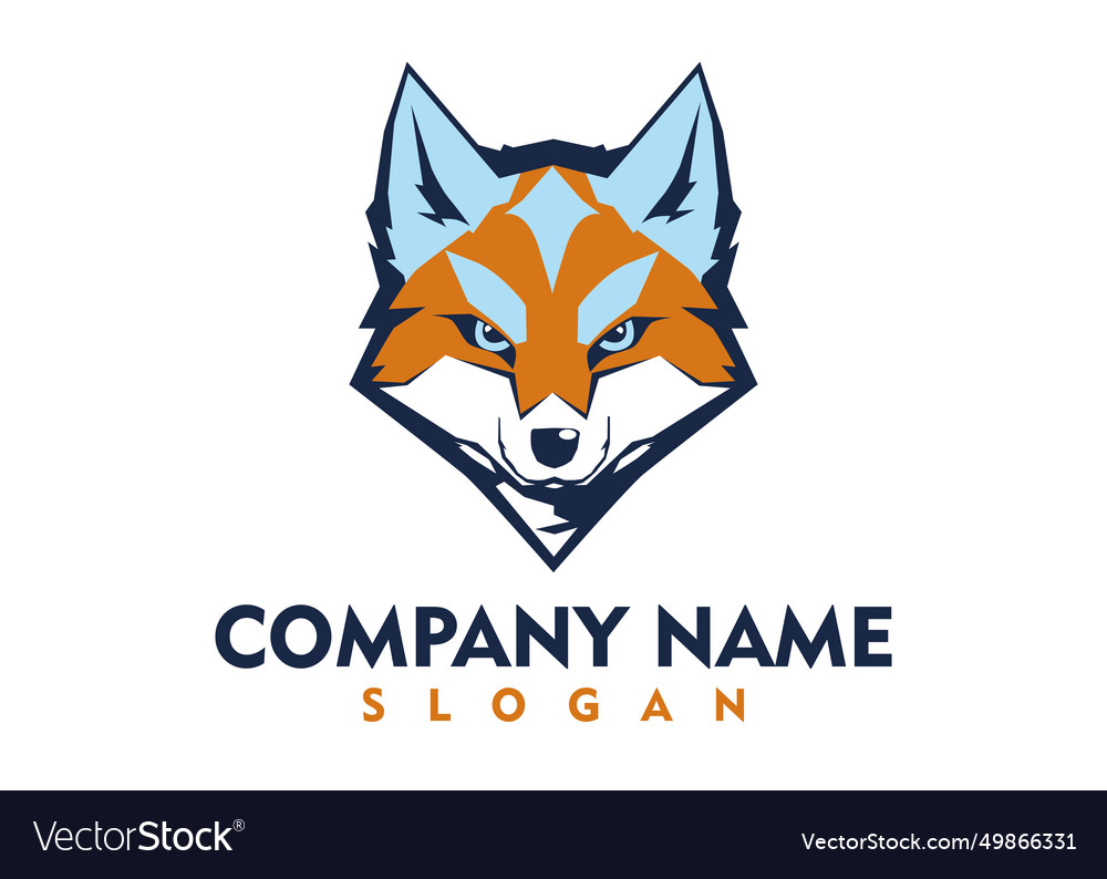 Fox logo Royalty Free Vector Image - VectorStock