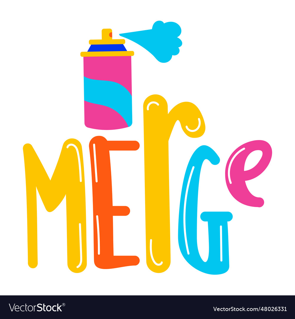 Merge Royalty Free Vector Image - VectorStock