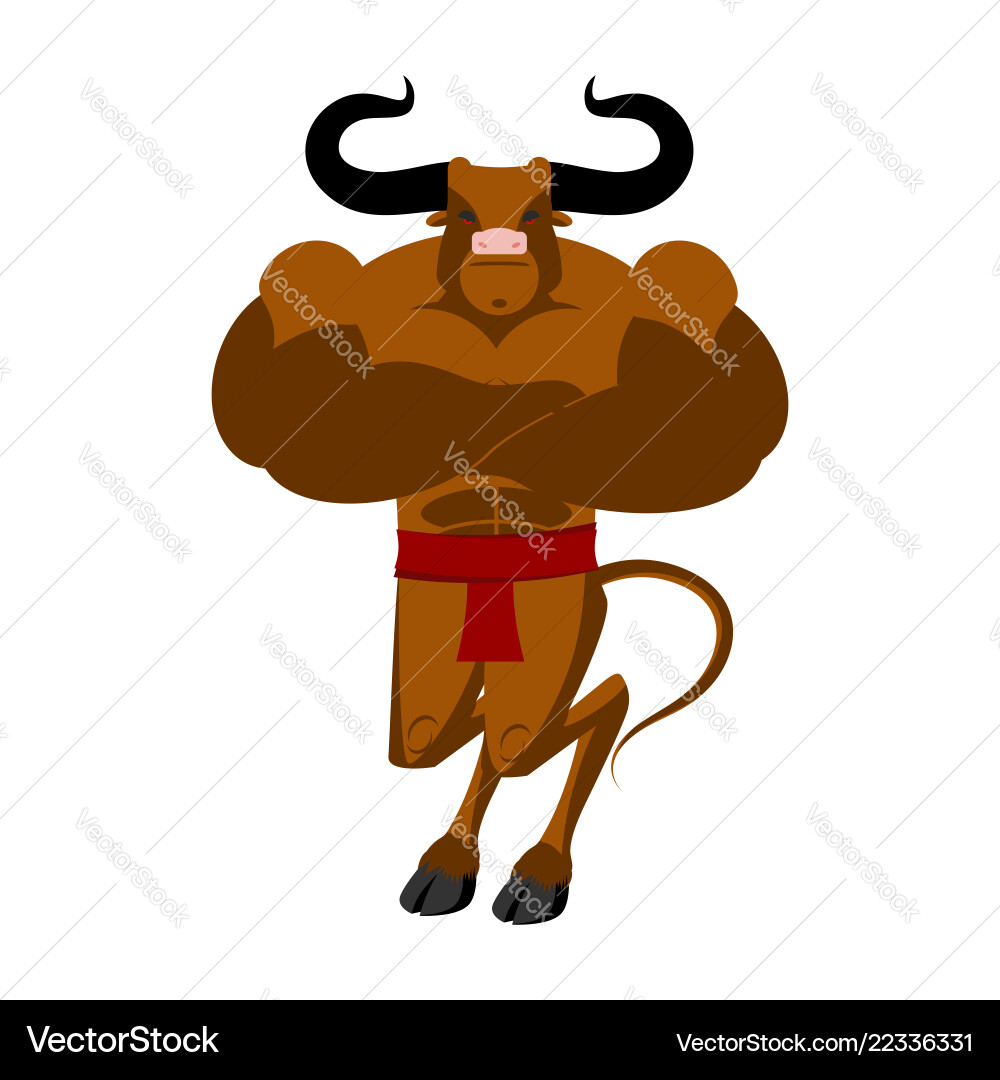 Minotaur ancient greek mythical beast monster Vector Image
