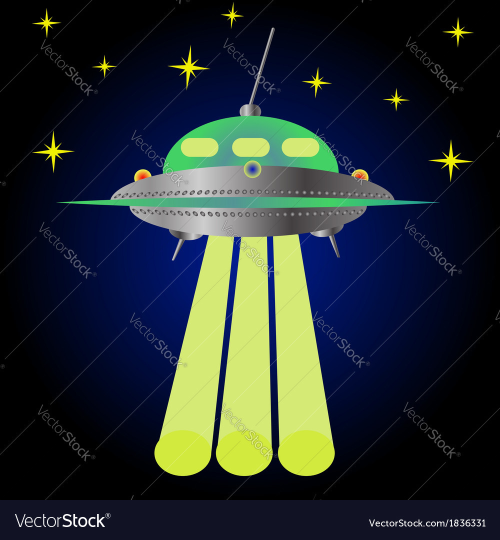 Spaceship Royalty Free Vector Image - VectorStock