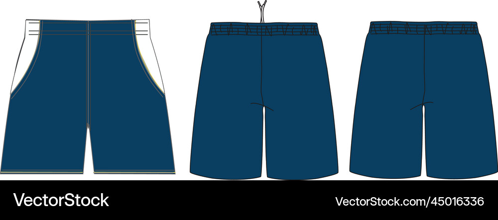 Basketball uniform shorts mock ups template design
