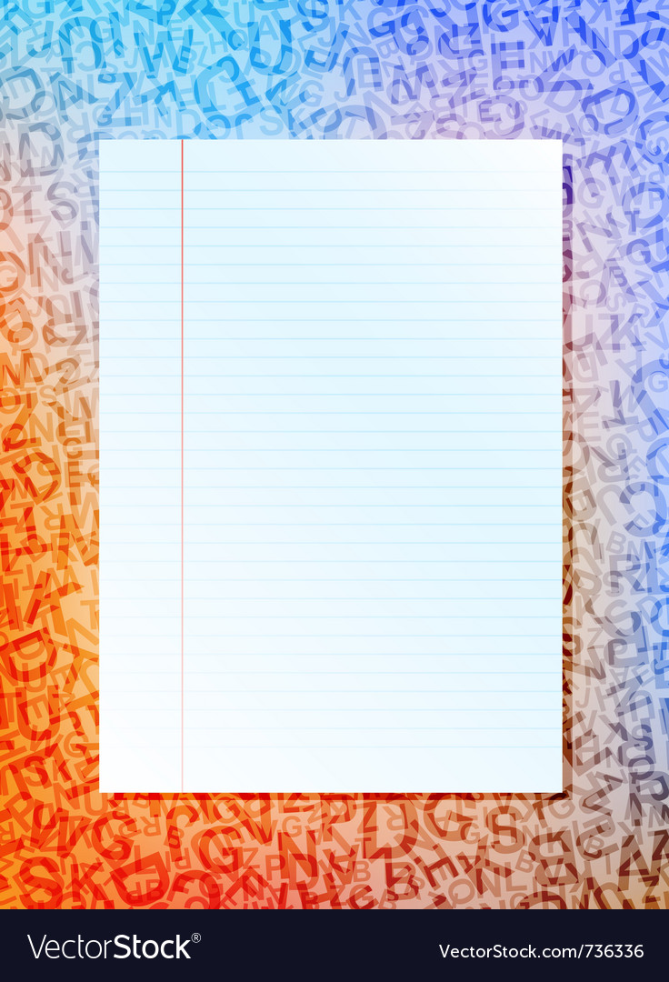 Paper sheet Royalty Free Vector Image - VectorStock