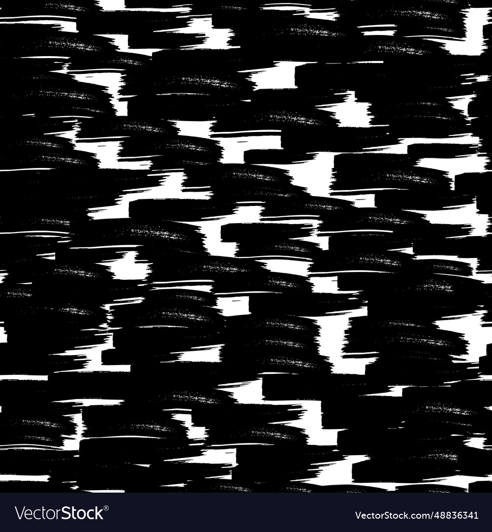 Seamless pattern with hand drawn scribble smears Vector Image