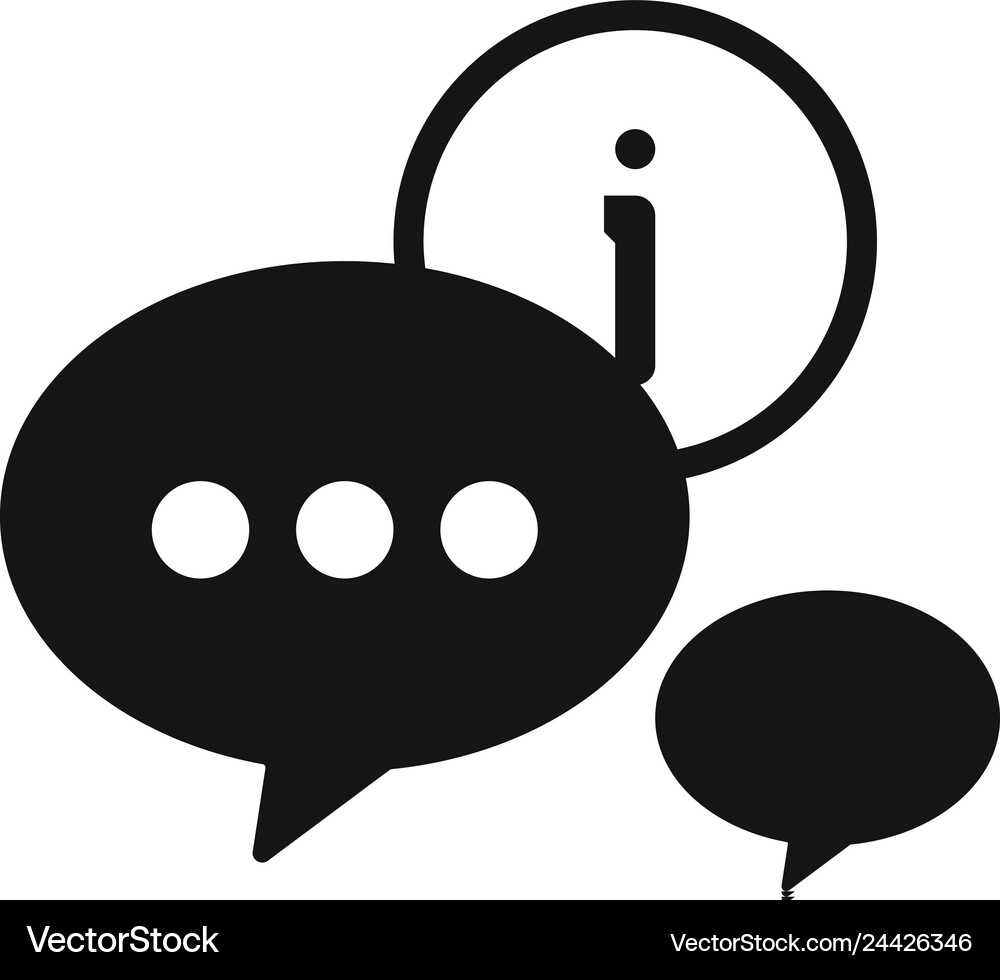 Consultation symbol call center icon information Vector Image