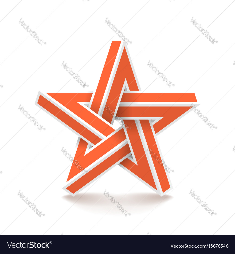 Impossible star Royalty Free Vector Image - VectorStock