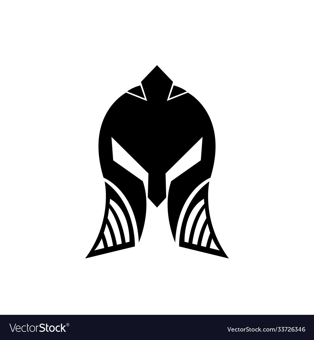 Mask gladiator template Royalty Free Vector Image