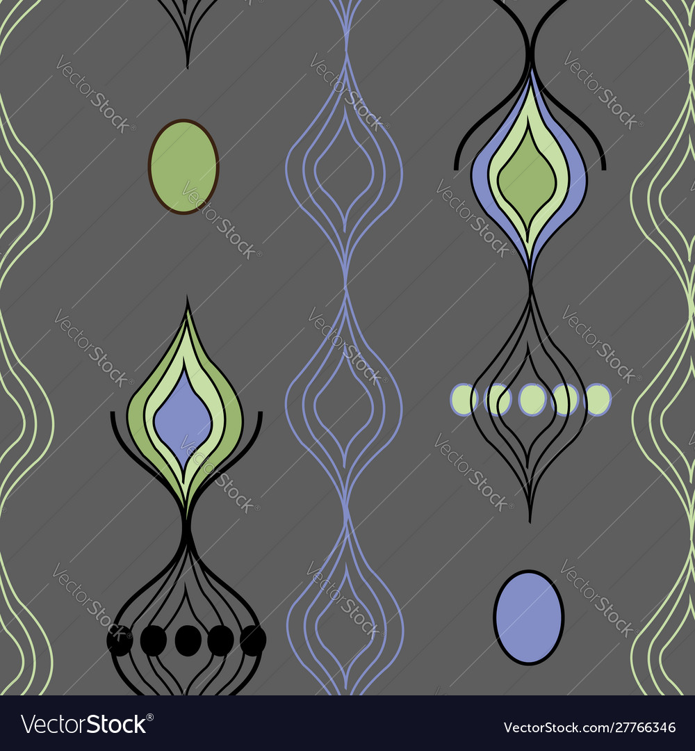 Modern geometric doodle surface pattern Royalty Free Vector