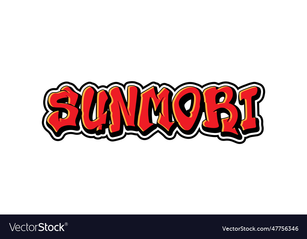 Sunmori Royalty Free Vector Image - VectorStock