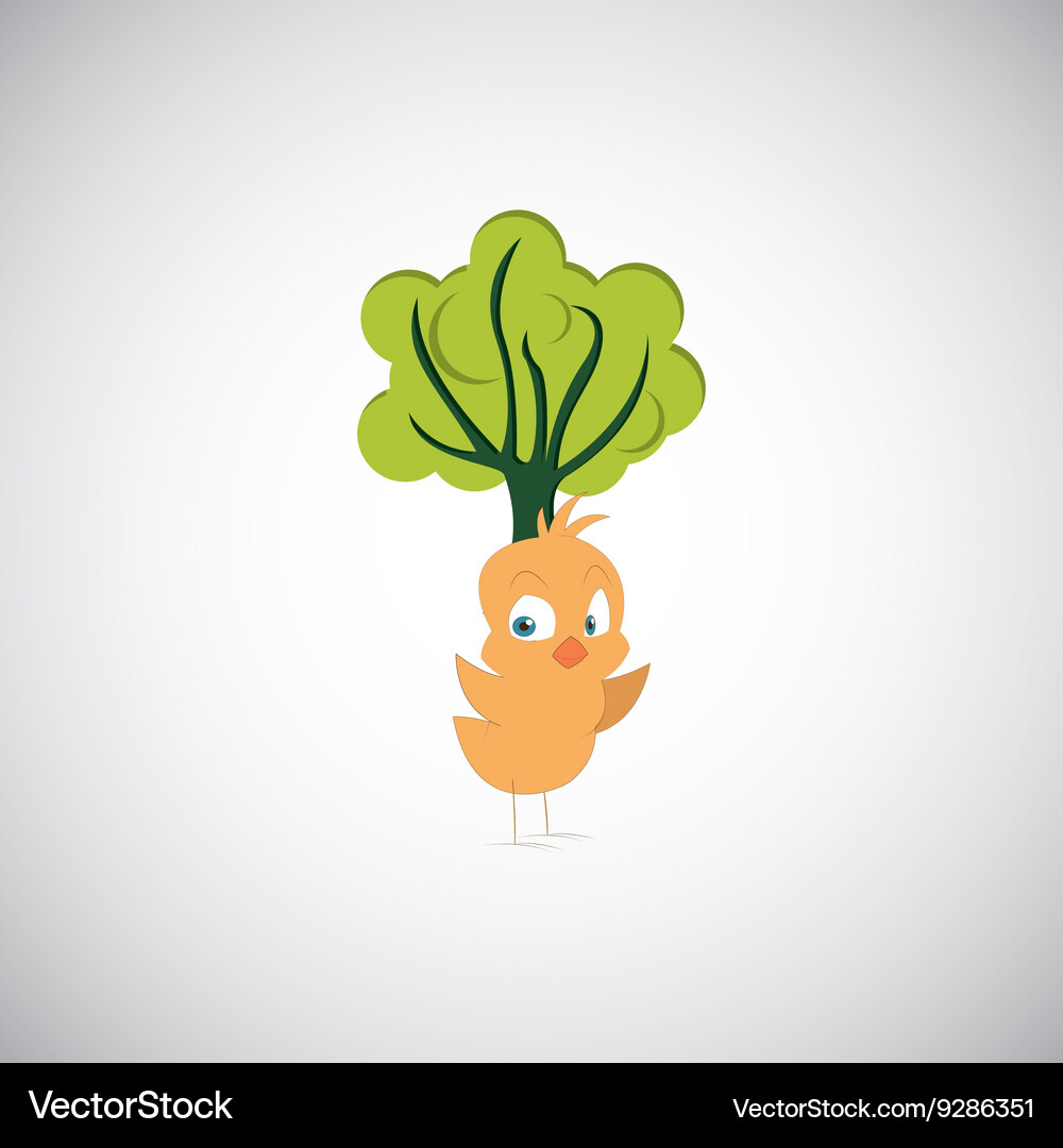 Animal design chicken icon isolated Royalty Free Vector