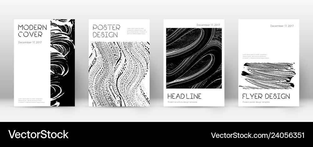 Cover page design template minimal brochure layou Vector Image