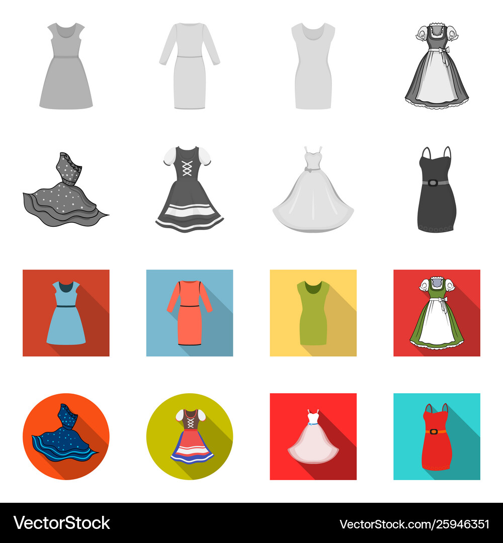 Dress and clothes logo Royalty Free Vector Image