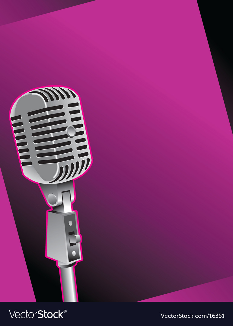 Microphone Royalty Free Vector Image - VectorStock