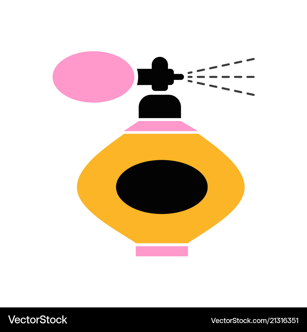 Perfume glass bottles various shapes caps Vector Image