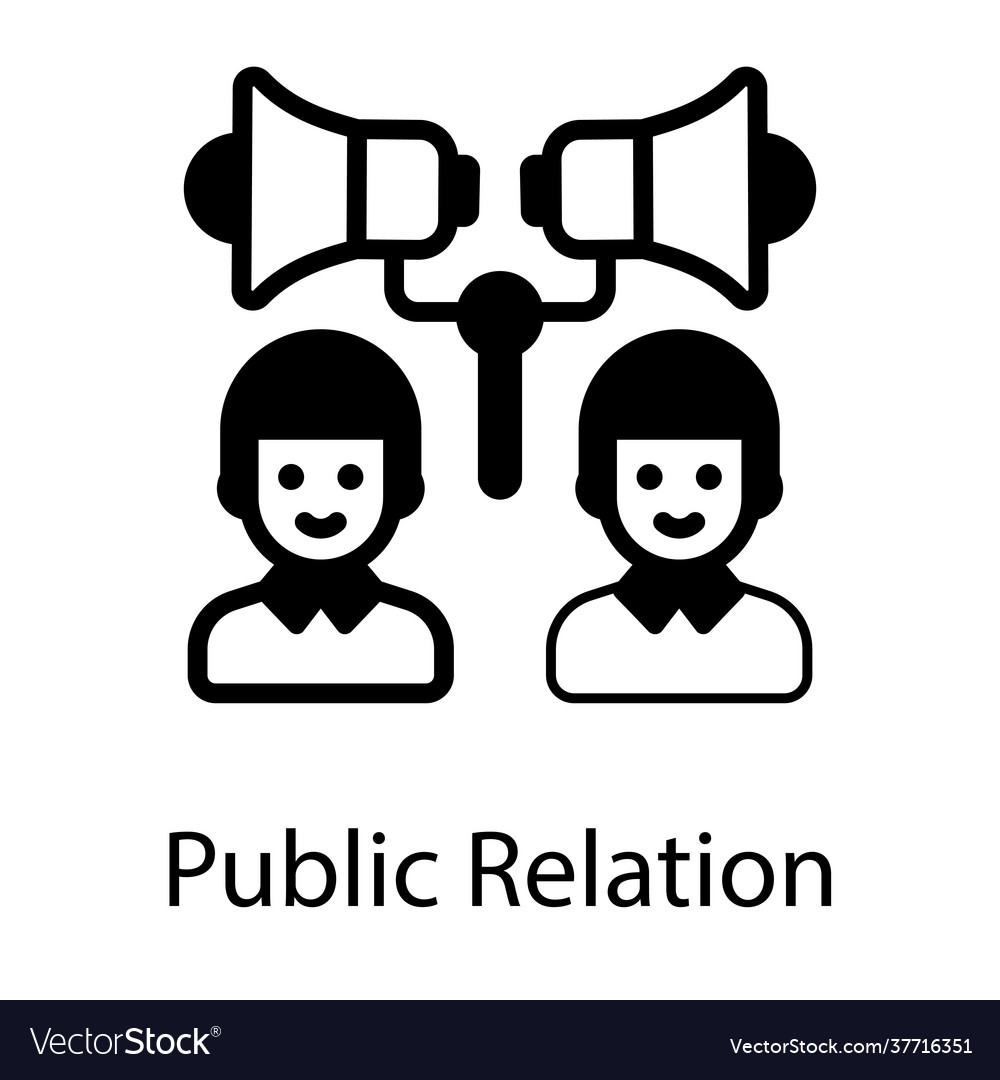 Public relation Royalty Free Vector Image - VectorStock