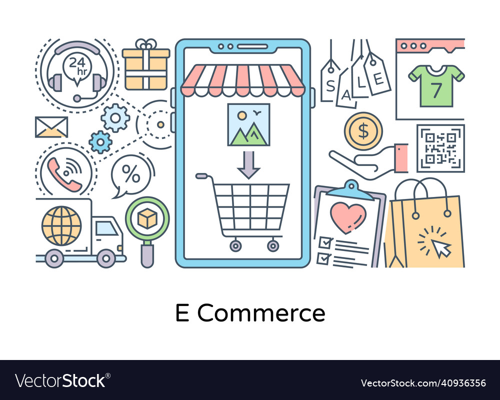 Ecommerce Royalty Free Vector Image - VectorStock