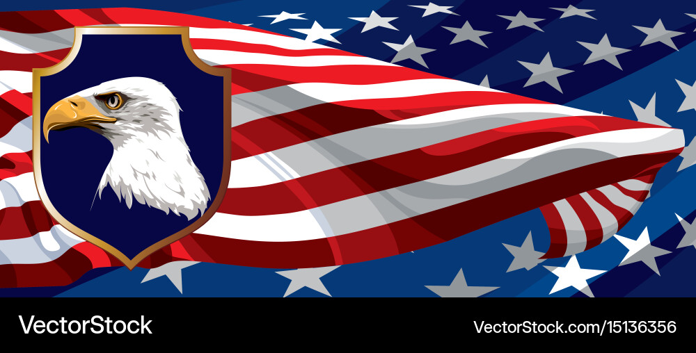 National symbol usa Royalty Free Vector Image - VectorStock