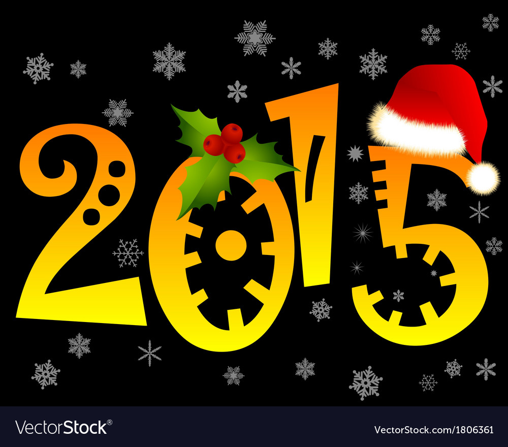 2015 Royalty Free Vector Image - VectorStock