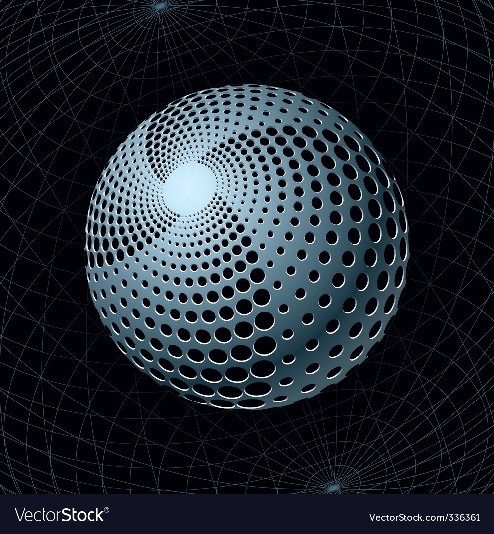 Gravity sphere Royalty Free Vector Image - VectorStock