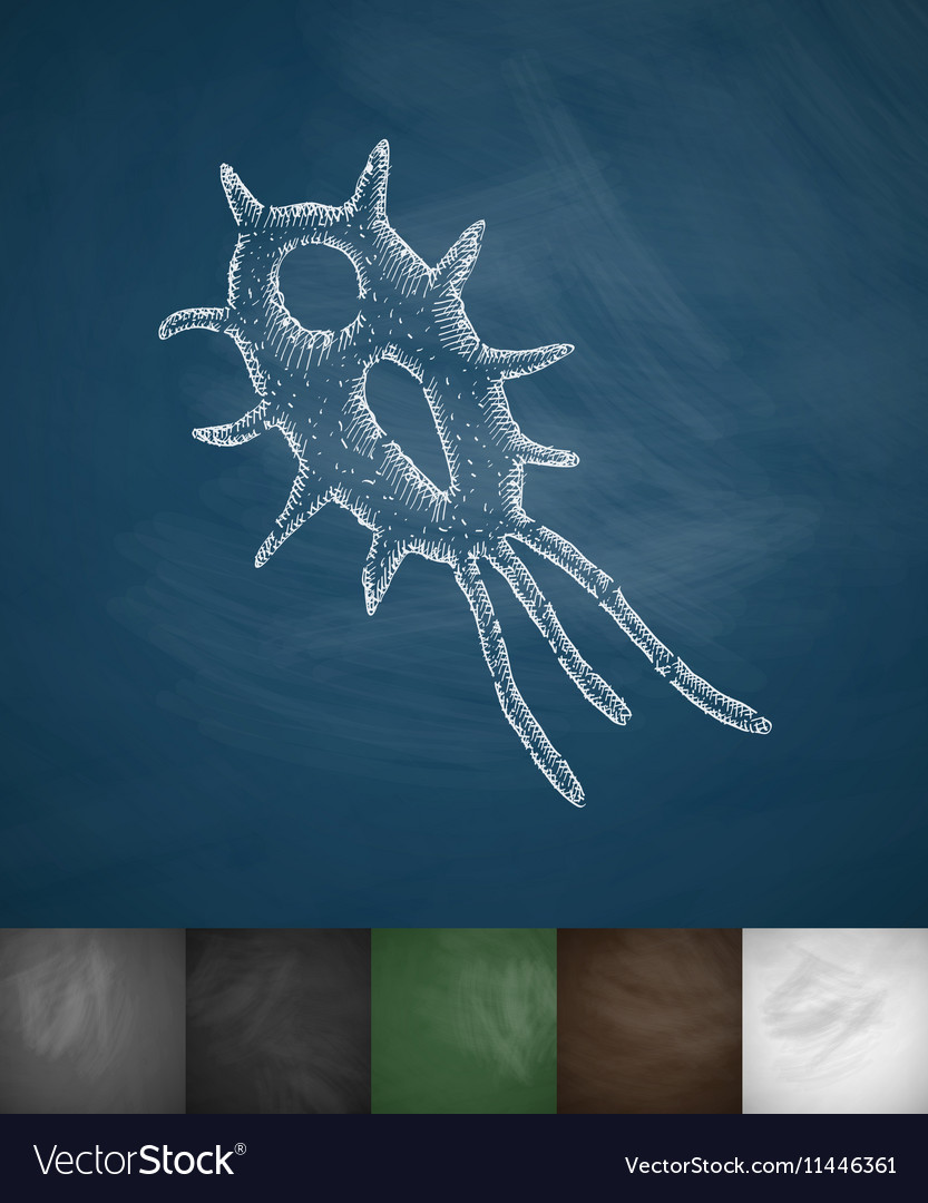 Microbe icon Royalty Free Vector Image - VectorStock