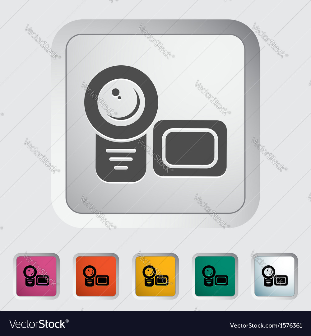 Video camera Royalty Free Vector Image - VectorStock