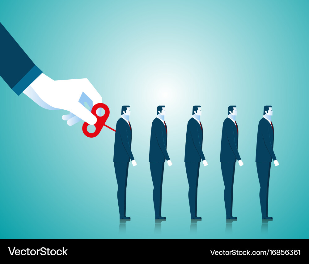 Winder in hand businessman Royalty Free Vector Image