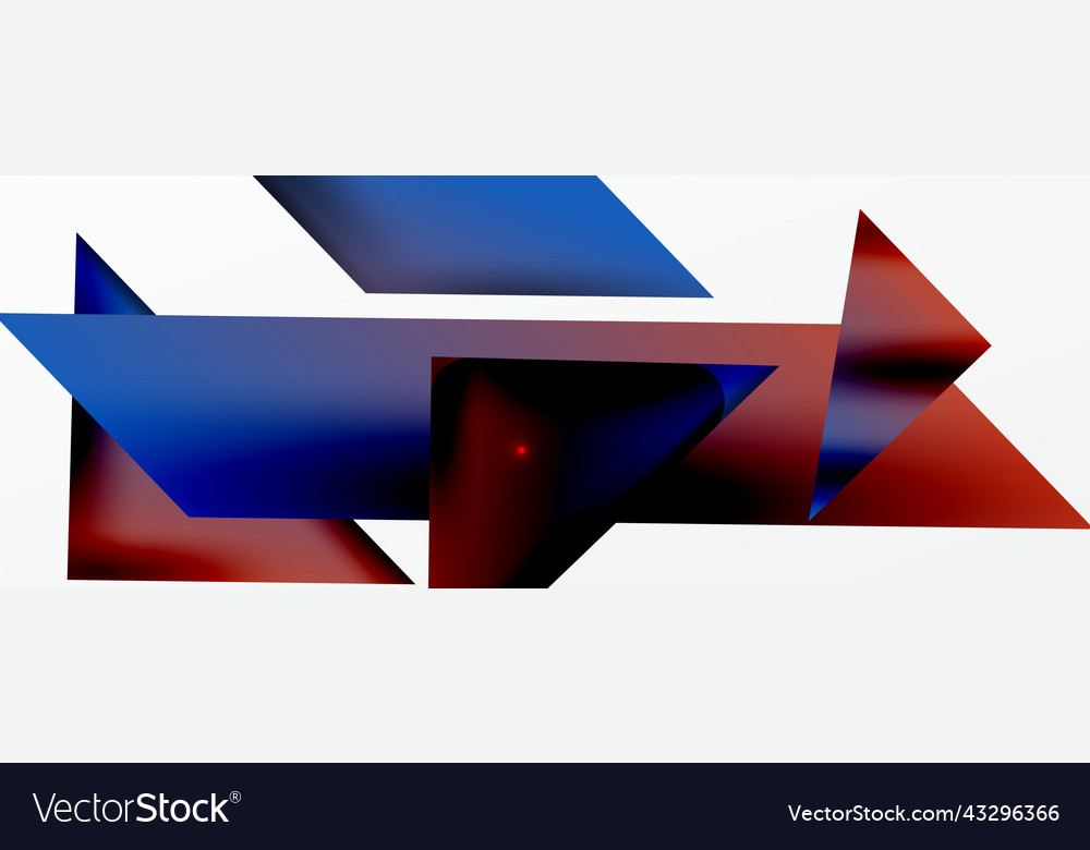 Abstract background simple color geometric shapes Vector Image