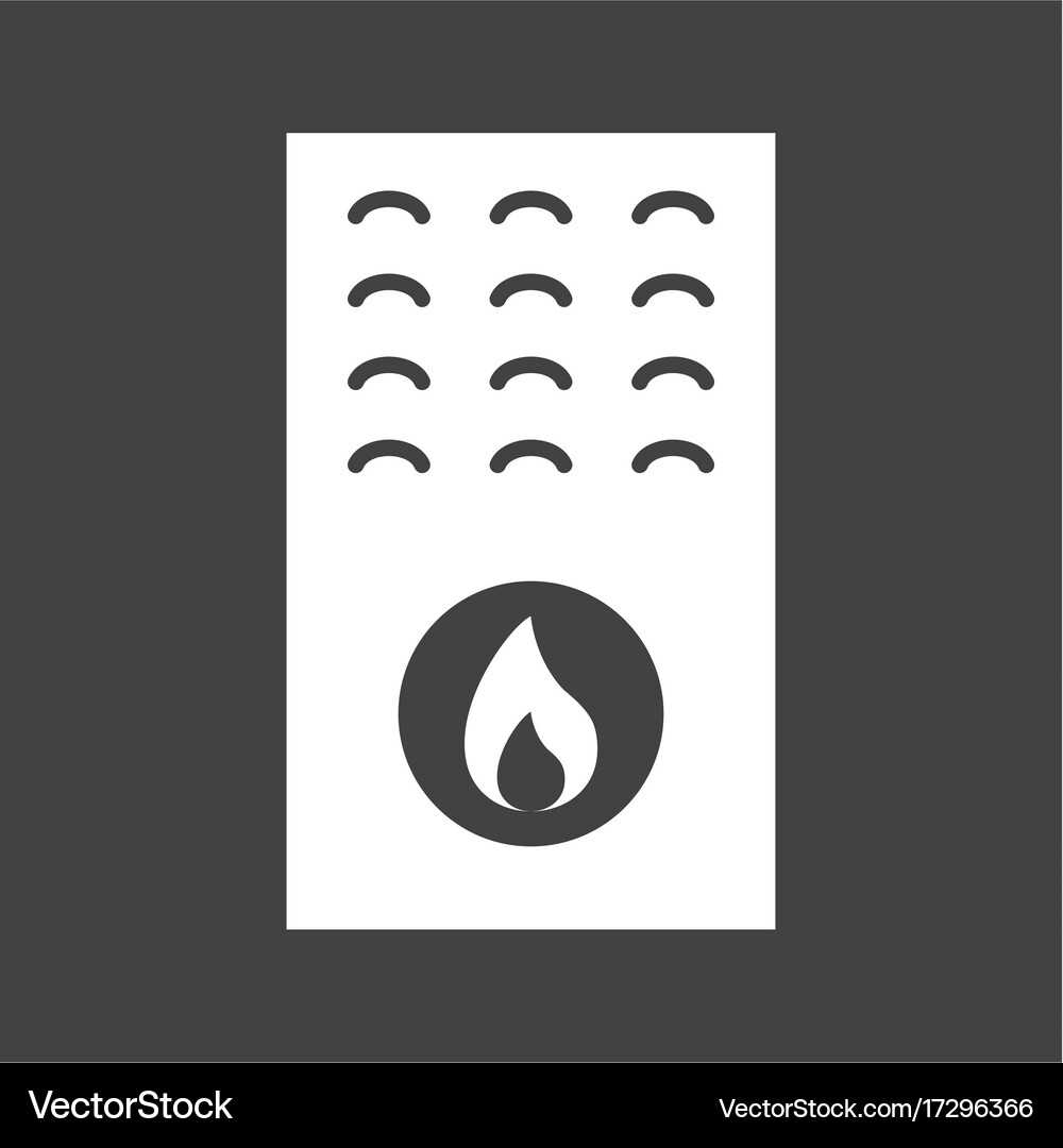 Gas furnace Royalty Free Vector Image - VectorStock