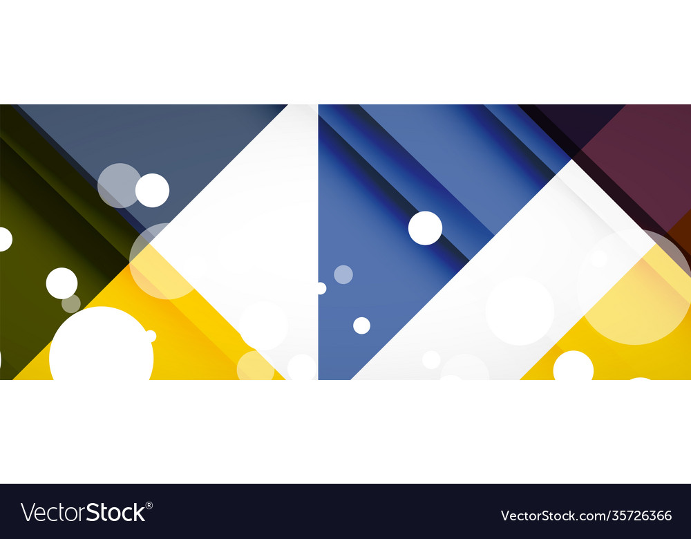 Set triangle geometric backgrounds Royalty Free Vector Image