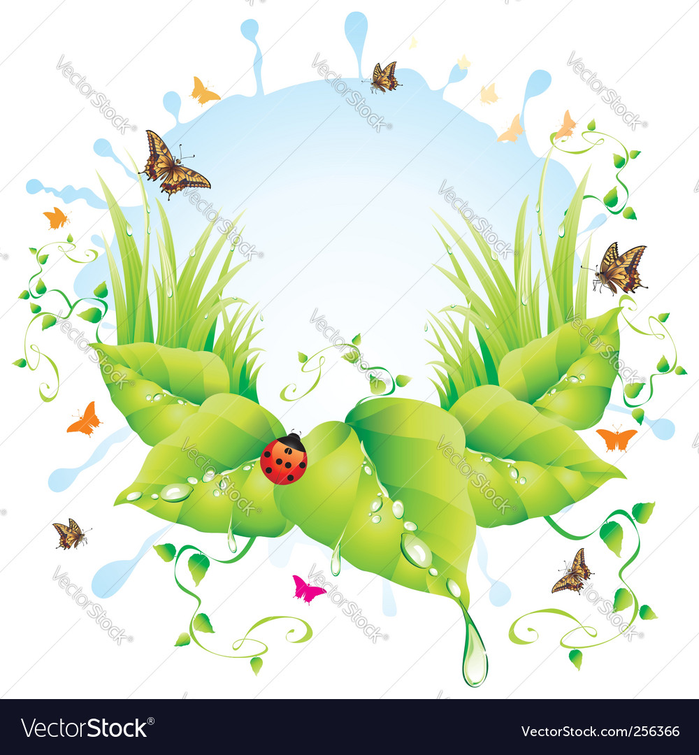 Spring background Royalty Free Vector Image - VectorStock