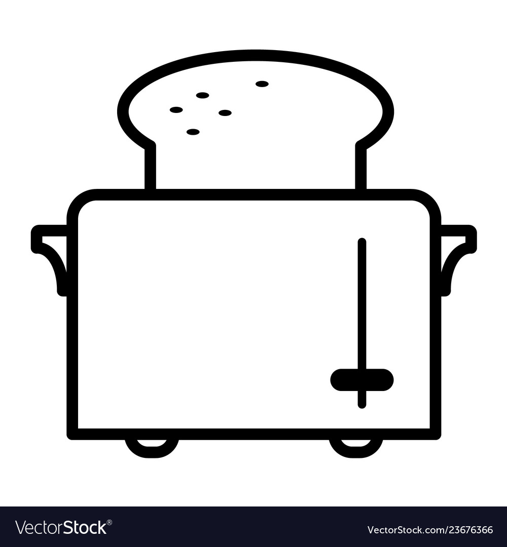 Toaster Royalty Free Vector Image - VectorStock