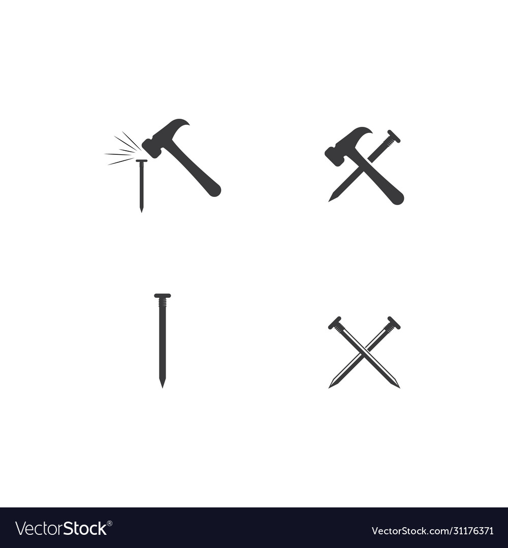 Hammer construction tool icon Royalty Free Vector Image