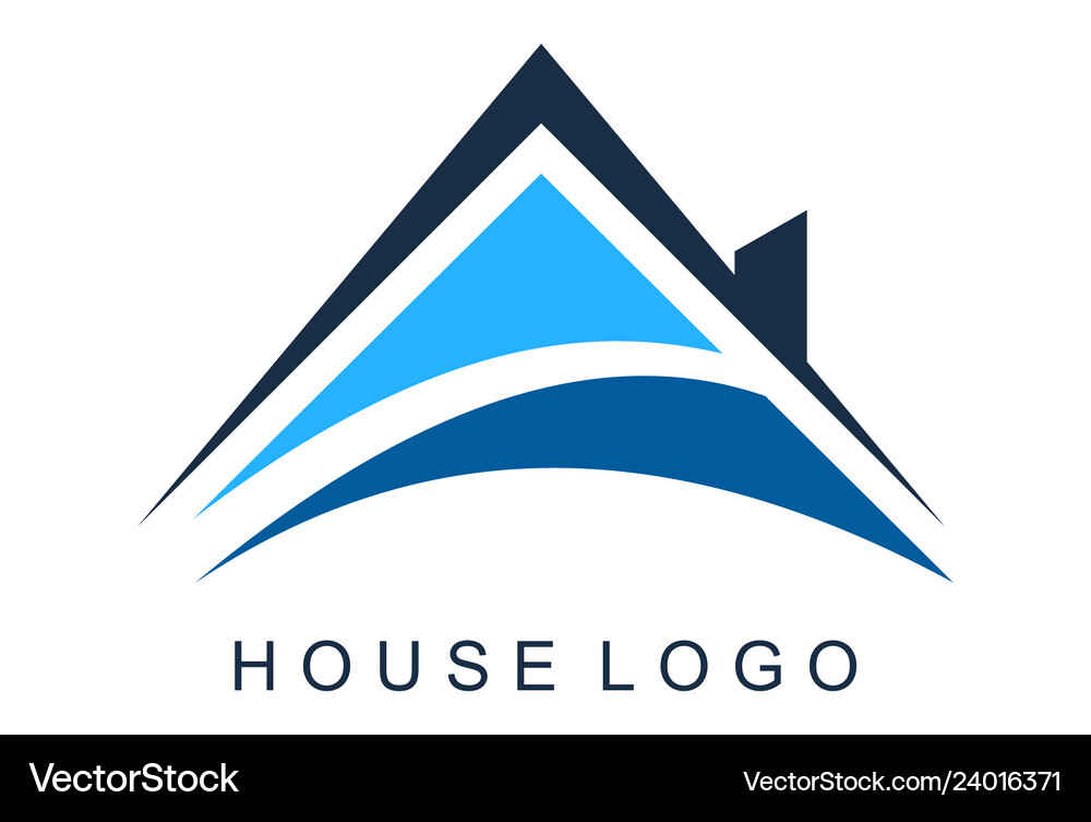 House home residence logo icon Royalty Free Vector Image