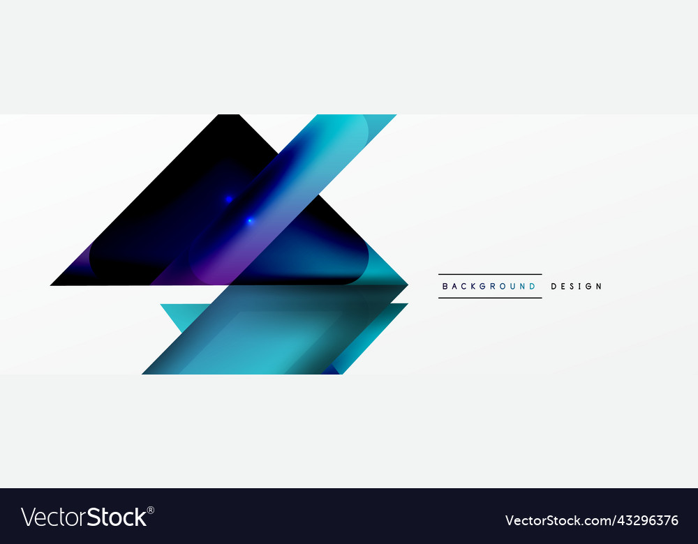 Abstract background simple color geometric shapes Vector Image